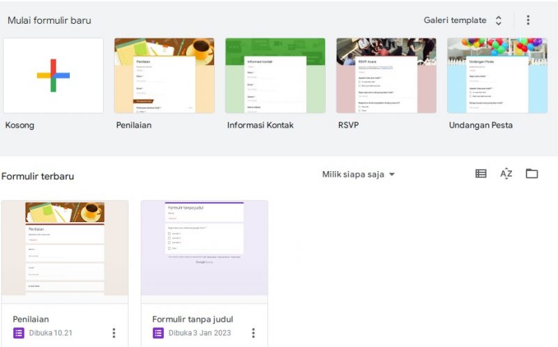 Cara Membuat Link Google Form dan Membagikannya